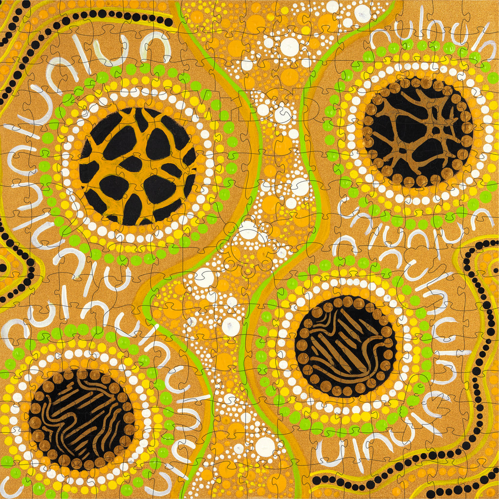 Kevin's, Noongar Six Seasons - 'Kambarang' - 4.5mm Wooden Jigsaw Puzzl ...