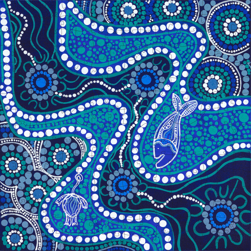 Kevin's, Noongar Six Seasons - 'Makuru' - 4.5mm Wooden Jigsaw Puzzle ...